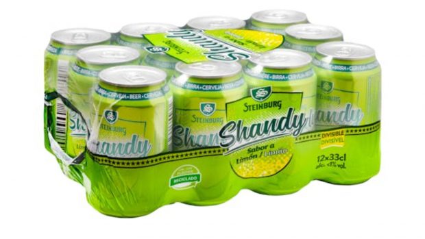 Cerveza Shandy Steinburg con limón, refrescante en Mercadona ※