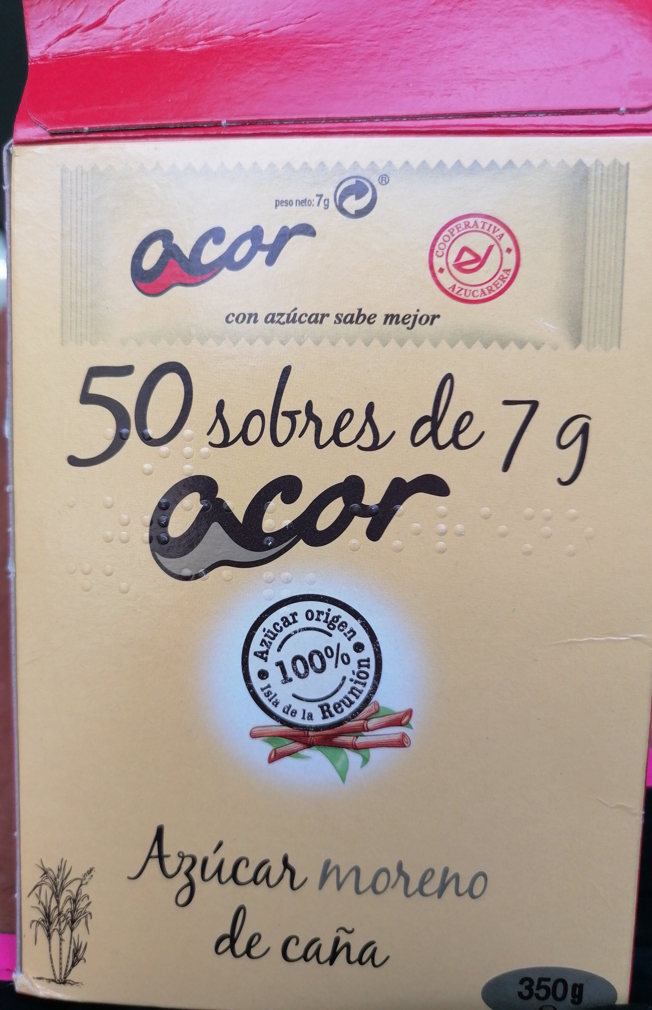 Comprar azúcar moreno de caña en sobres Acor en Mercadona ※