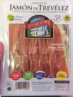 Jamón Trevélez Antonio Álvarez en lonchas, cuál es su precio en Mercadona ※