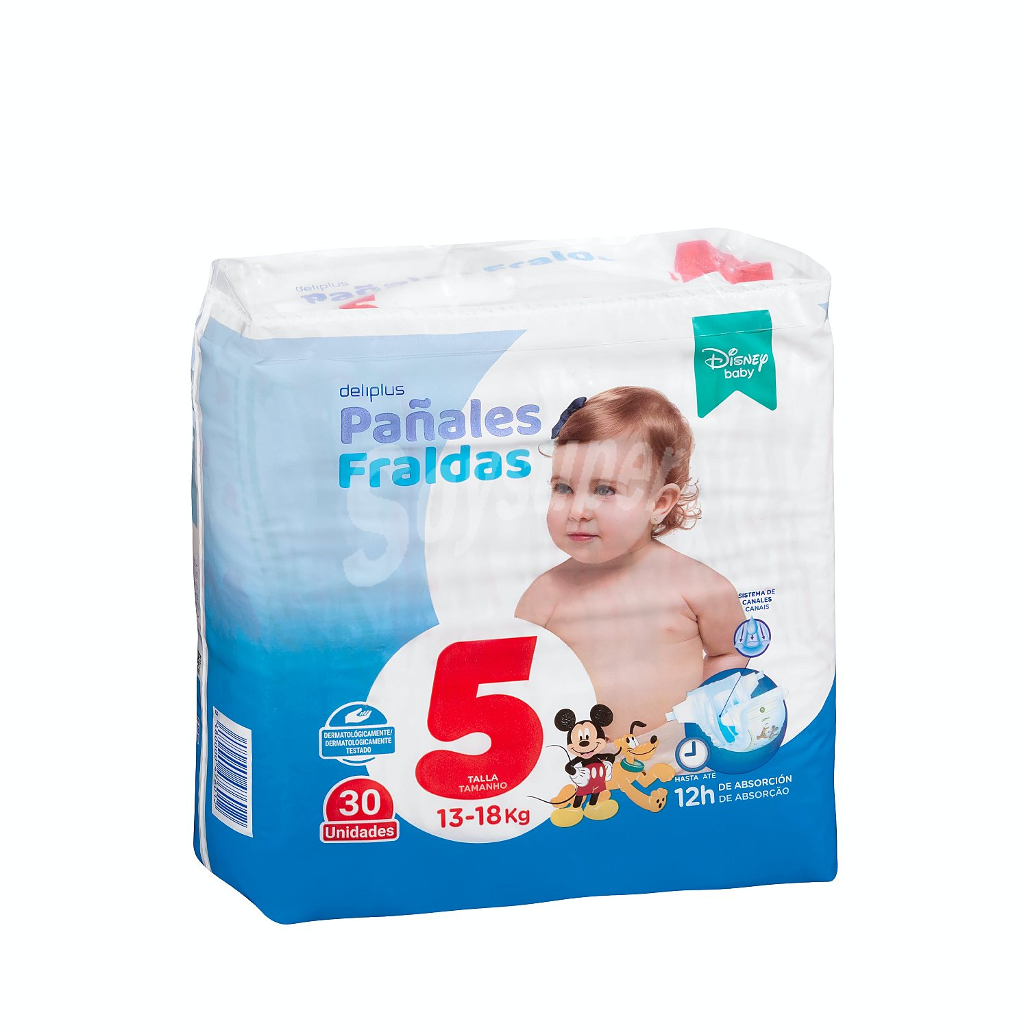 Precio pañales talla 5 Deliplus en Mercadona ※