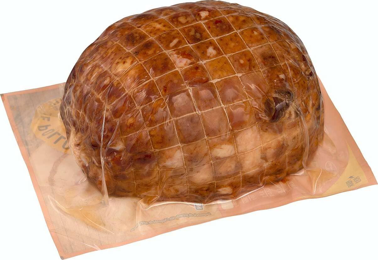 Roti de pollo relleno de jamón y queso en Mercadona ※
